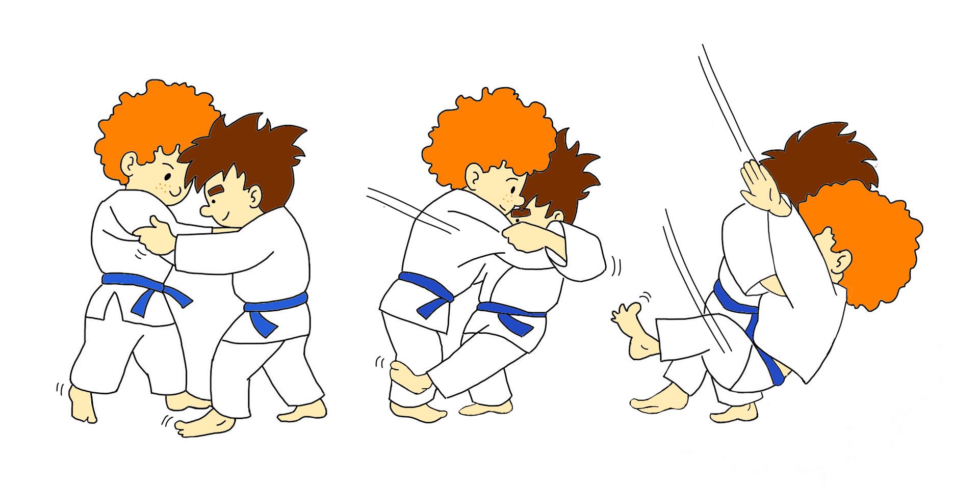 Kids Drawing Ashi-Waza – Yoroi Dojo Judo Club