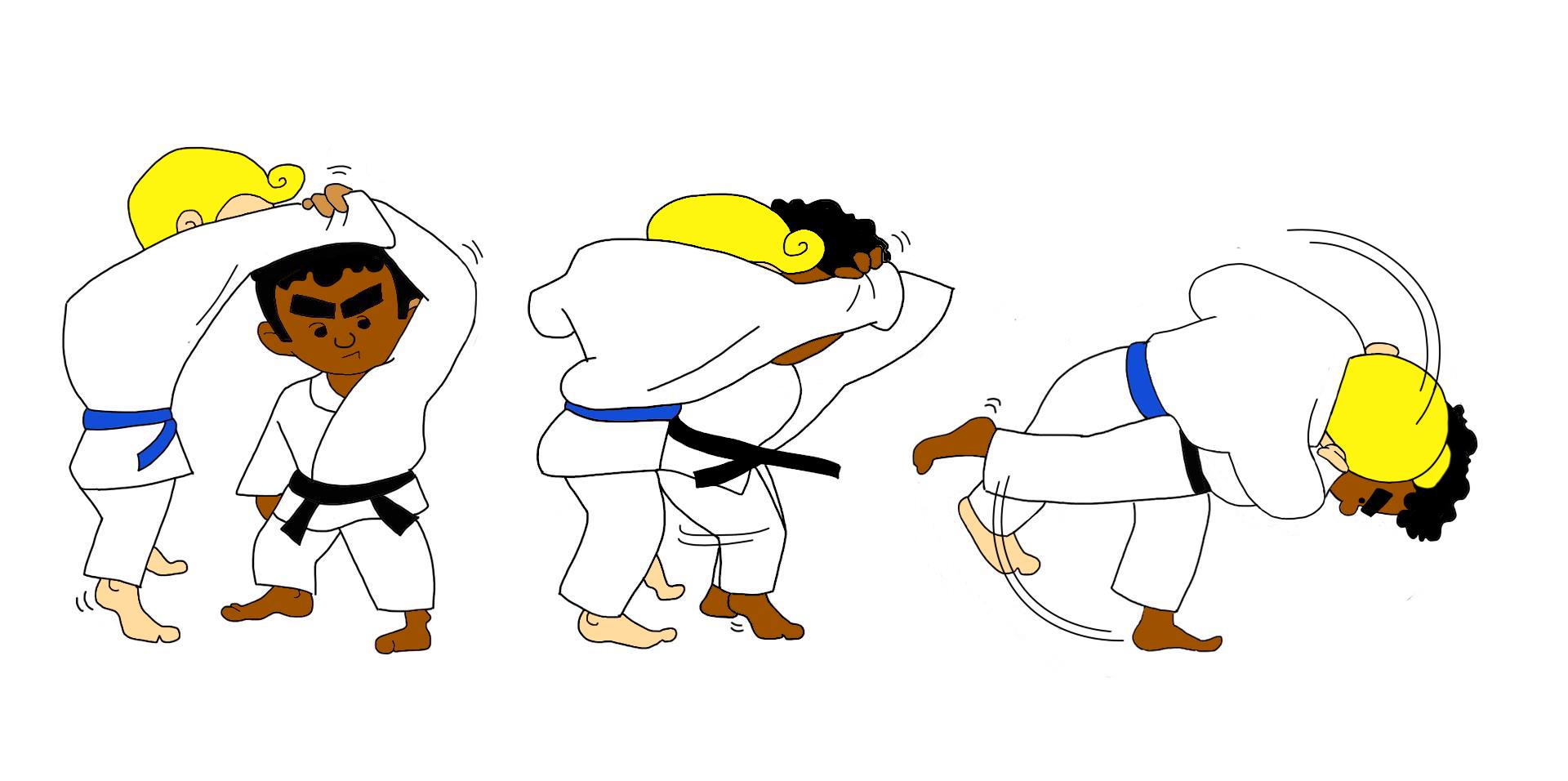 Kids Drawing Koshi-Waza – Yoroi Dojo Judo Club