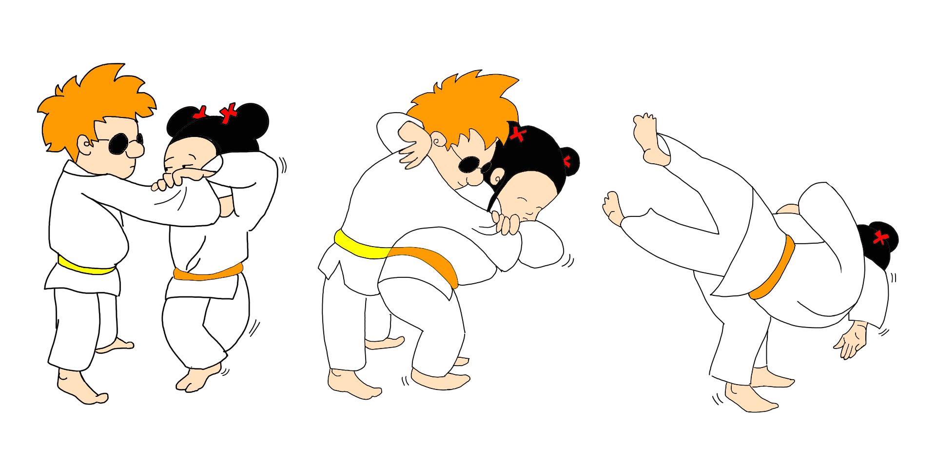 Kids Drawing Koshi-Waza – Yoroi Dojo Judo Club