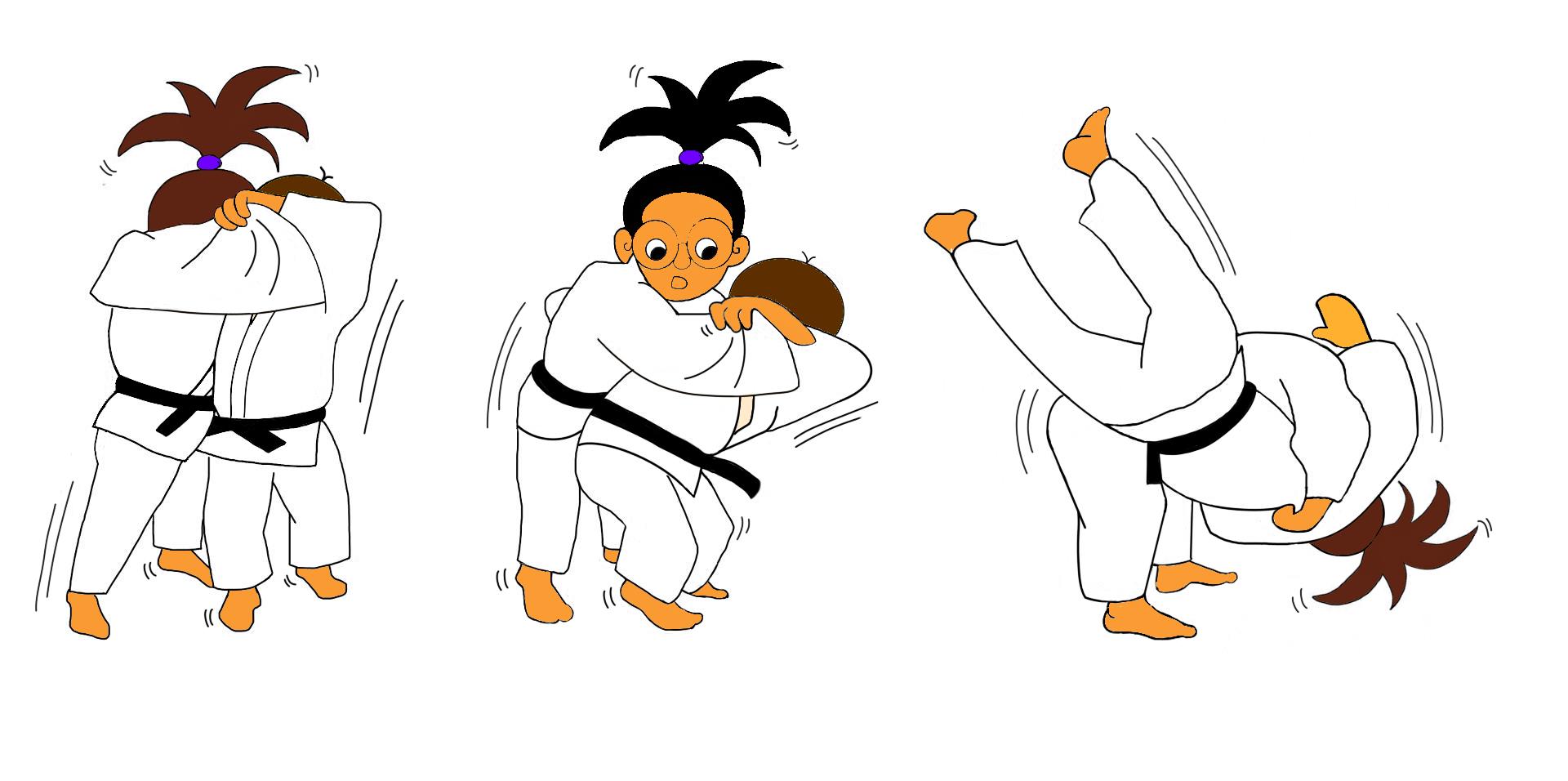Kids Drawing Koshi-Waza – Yoroi Dojo Judo Club