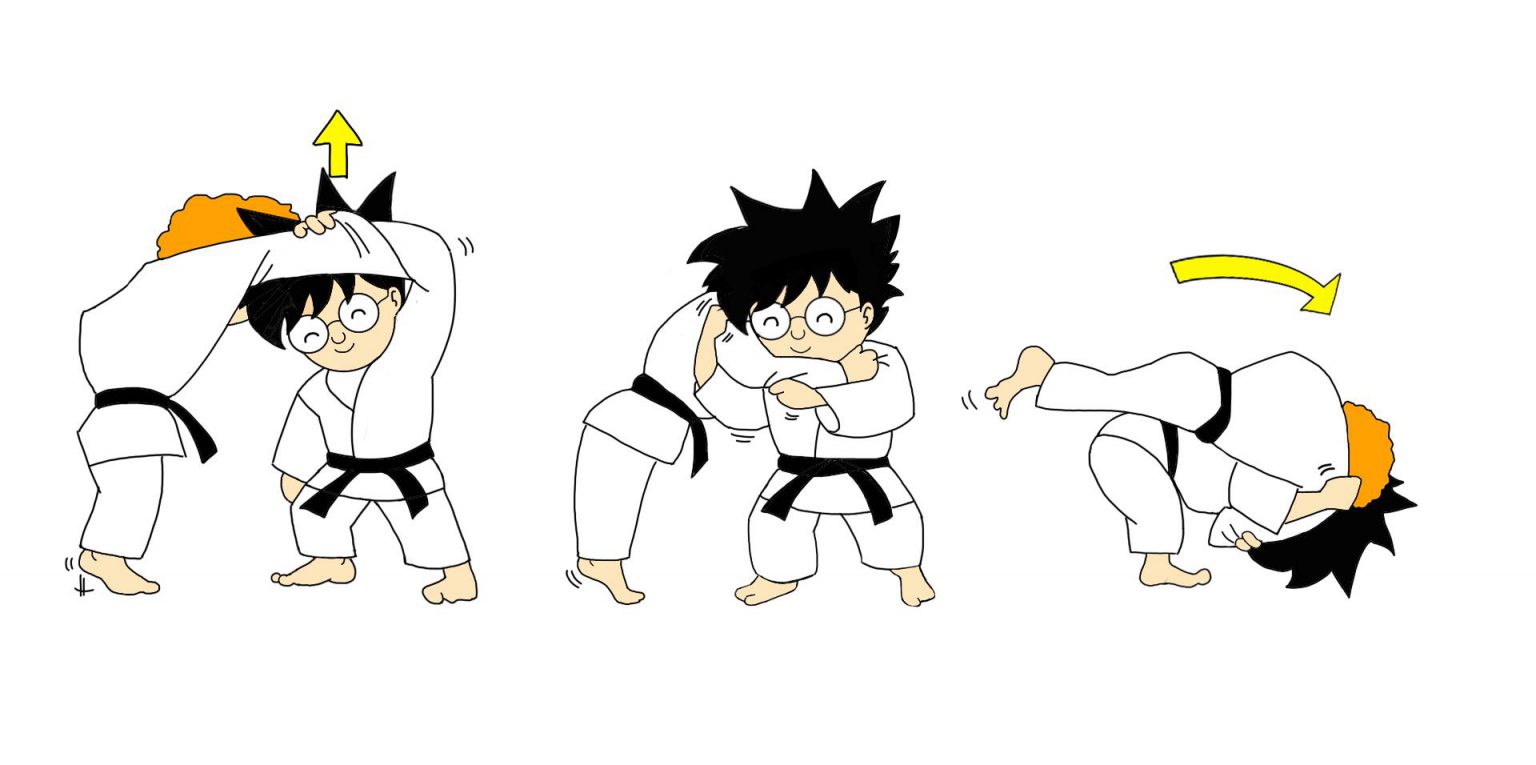 Kids Drawing Te-Waza – Yoroi Dojo Judo Club